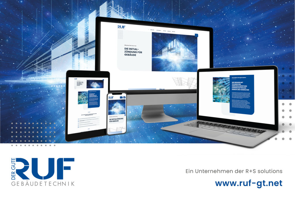 RUF Gebäudetechnik GmbH mit neuer Website - R+S Group